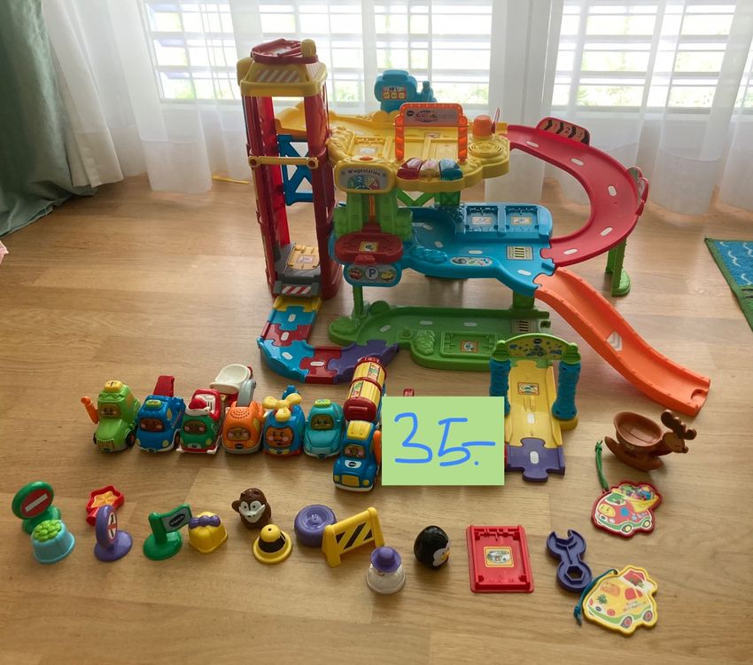 VTech Tut Tut Baby Flitzer Parkgarage inkl. 7 Autos… | Kaufen auf Ricardo