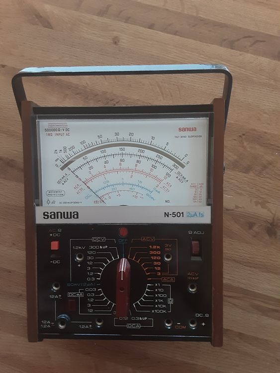 Sanwa N-501 Multimeter analog, Vintage | Kaufen auf Ricardo