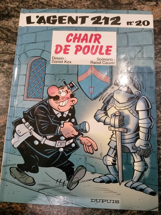 L'agent 212, tome 20 - Chair de poule Par Raoul Cauvin-D.Kox | Kaufen ...
