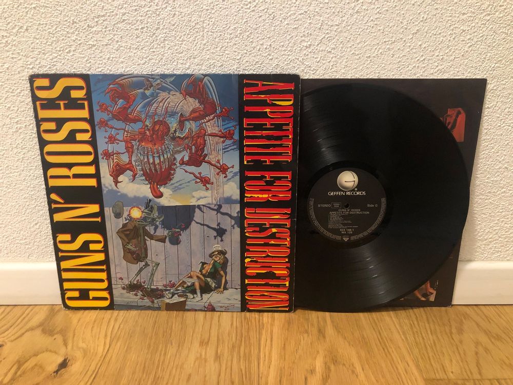 GUNS N' ROSES - APPETITE FOR DESTRUCTION LP ORIG 1987 GEFFEN (Gebraucht) in Zofingen für CHF 22 ...