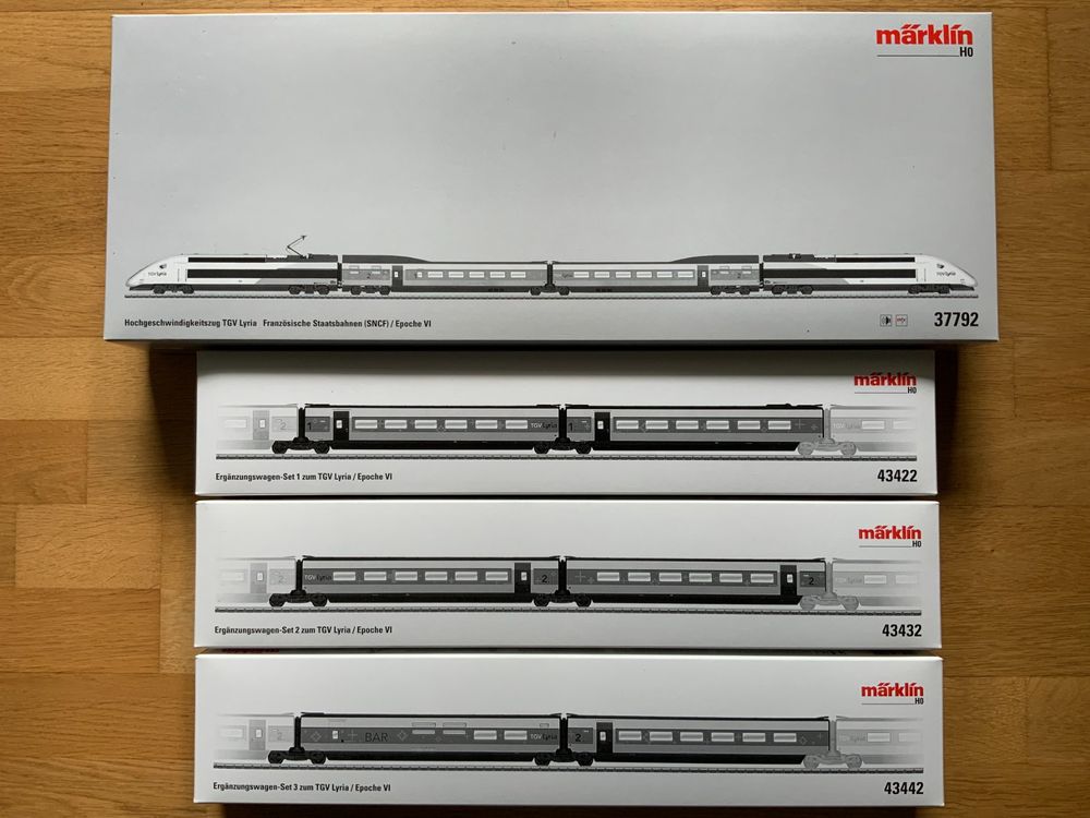 Märklin 37792 43422 43432 43442 TGV SNCF SBB Lyria (Neu (gemäss ...
