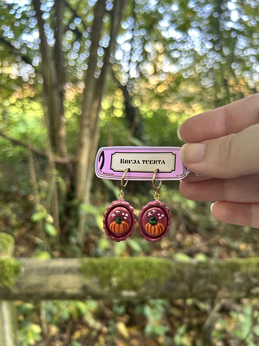 🎃 Adorable Pumpkin Earrings: Halloween Flair 🎃 (Neu (gemäss ...