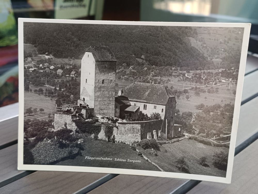 Fliegeraufnahme Schloss Sargans - Luftbild Alpar Bern (Gebraucht) in ...