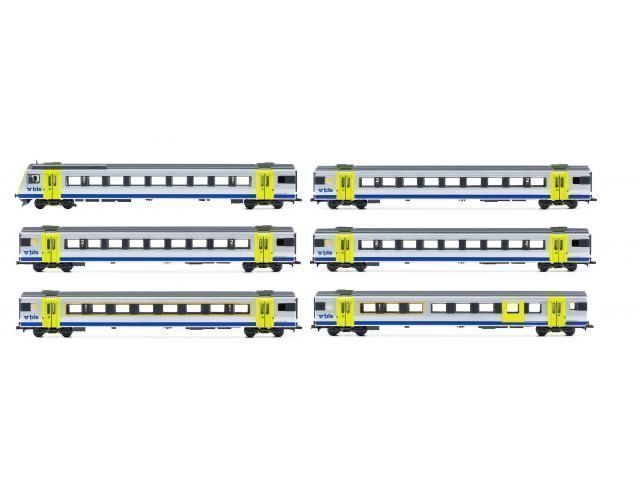 AEMA 100068 H0/DC Liliput BLS RE-Zug 6-Teilig Neu (Neu und ...