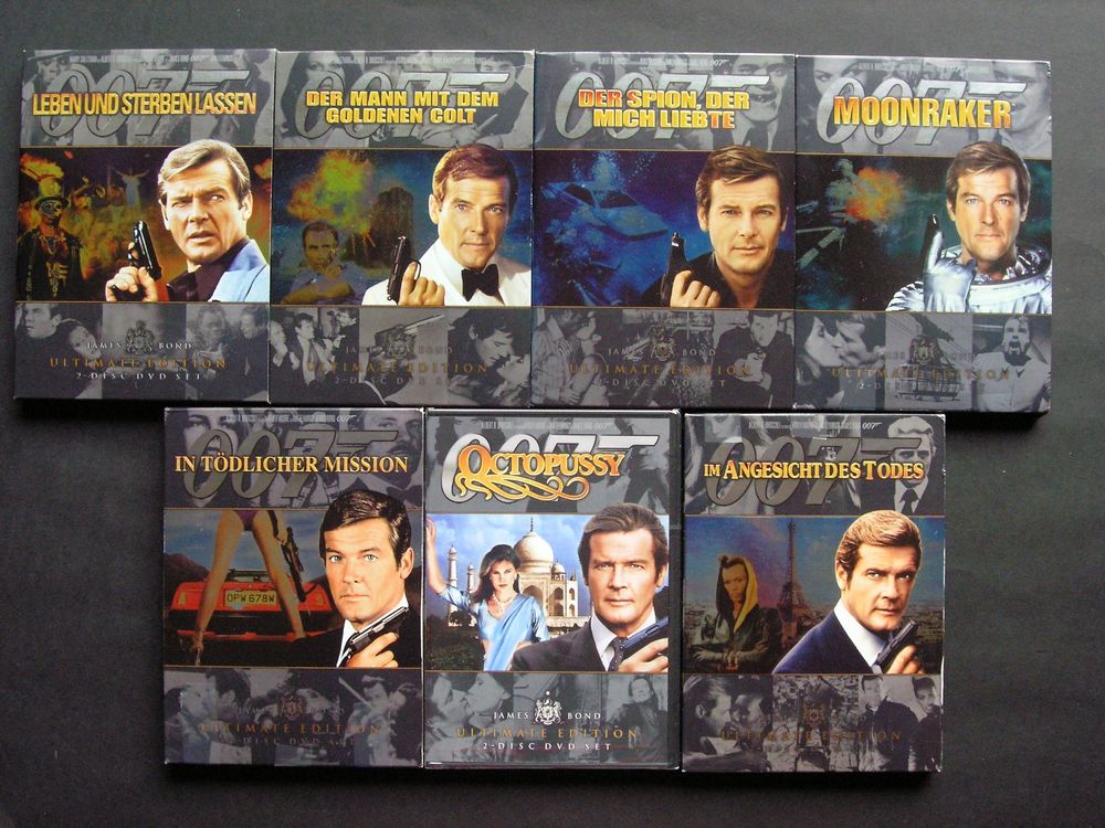 JAMES BOND 007 ROGER MOORE ULTIMATE 2 DVD EDITION (Gebraucht) in Zuzwil SG für CHF 31.5 – mit ...