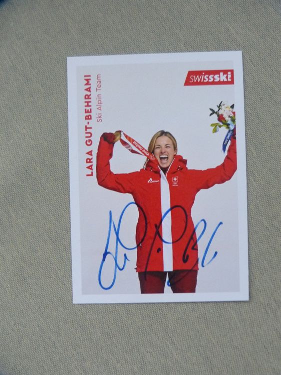Autogrammkarte Lara Gut Behrami | Kaufen auf Ricardo