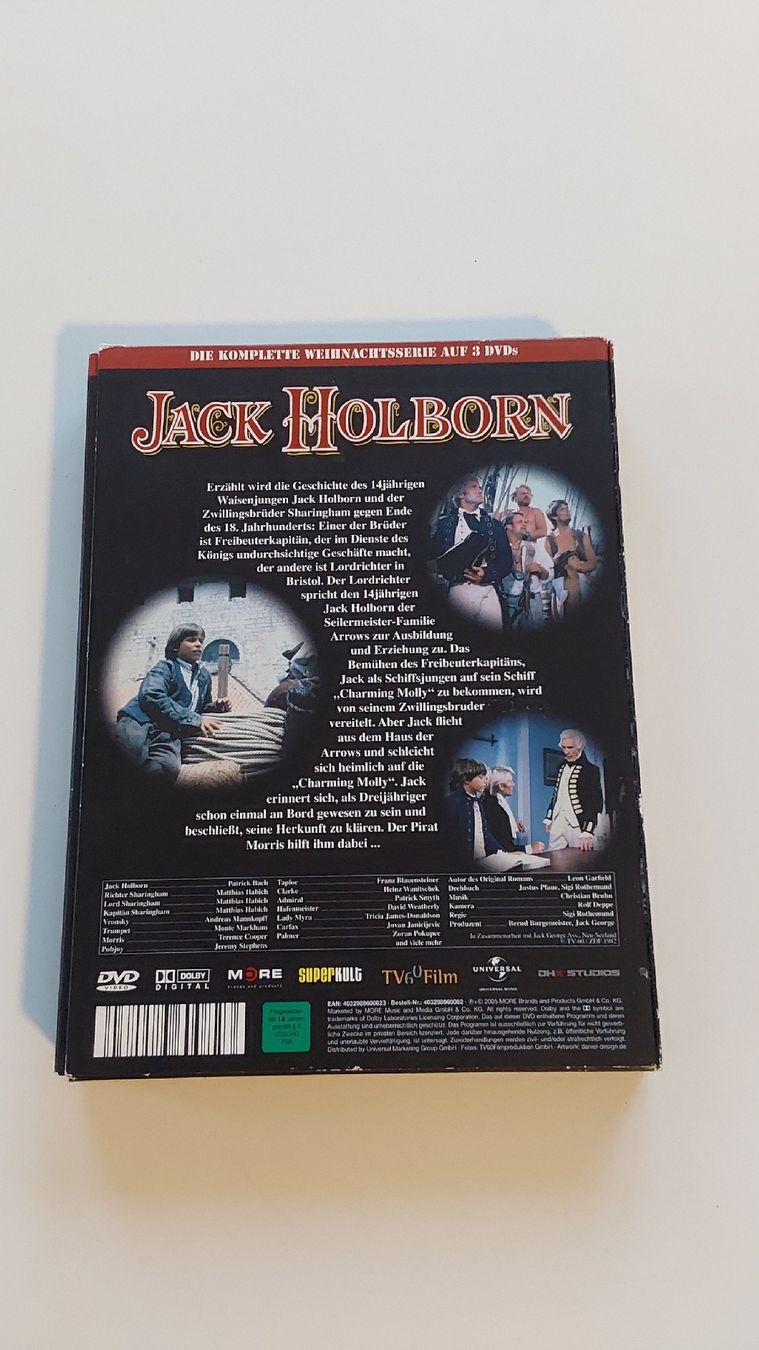 Jack Holborn DVD Box - Komplett - Kultserie - Top Zustand! (Gebraucht ...