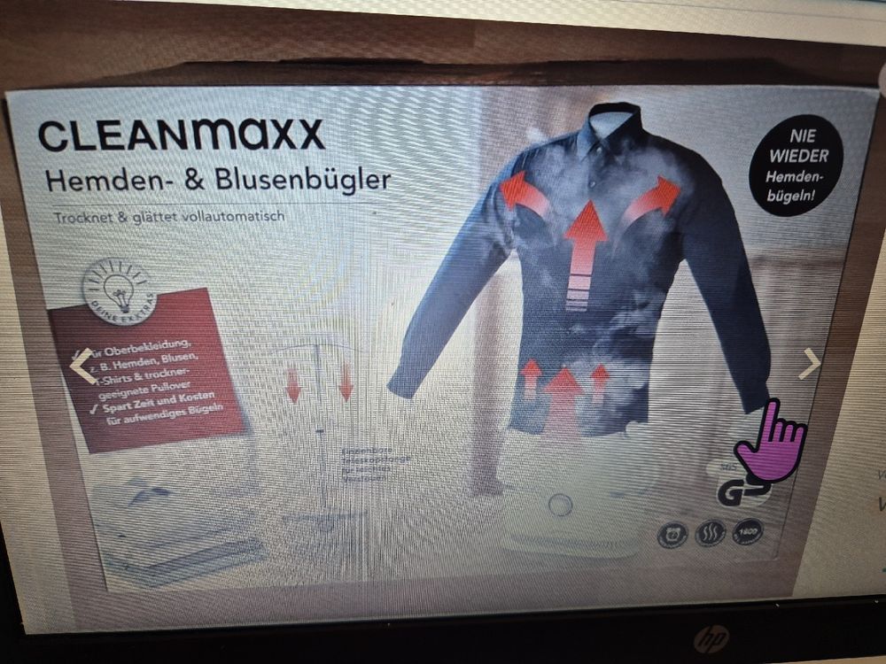 Clean Maxx Hemden und Blusenbügler | Kaufen auf Ricardo