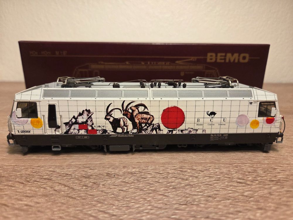 Bemo 1259 119 E-Lok Ge 4/4 BCU RhB H0m (D'occasion) à St-Aubin-Sauges pour CHF 189 – avec ...