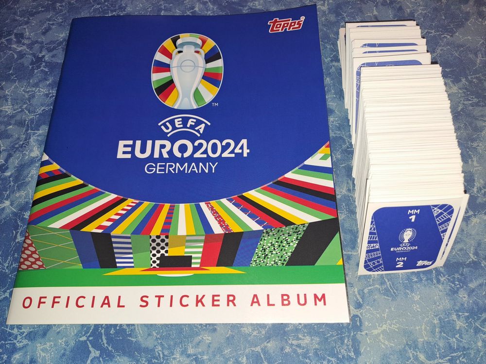 Topps UEFA Euro 2024 Europa Edition, ohne SP mit Album (Neu (gemäss ...