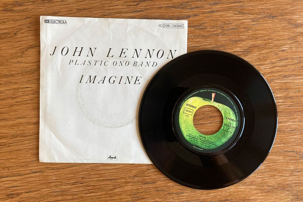 Platte (Single): John Lennon – Imagine (Gebraucht) in Bremgarten AG für CHF 3 – mit Lieferung ...