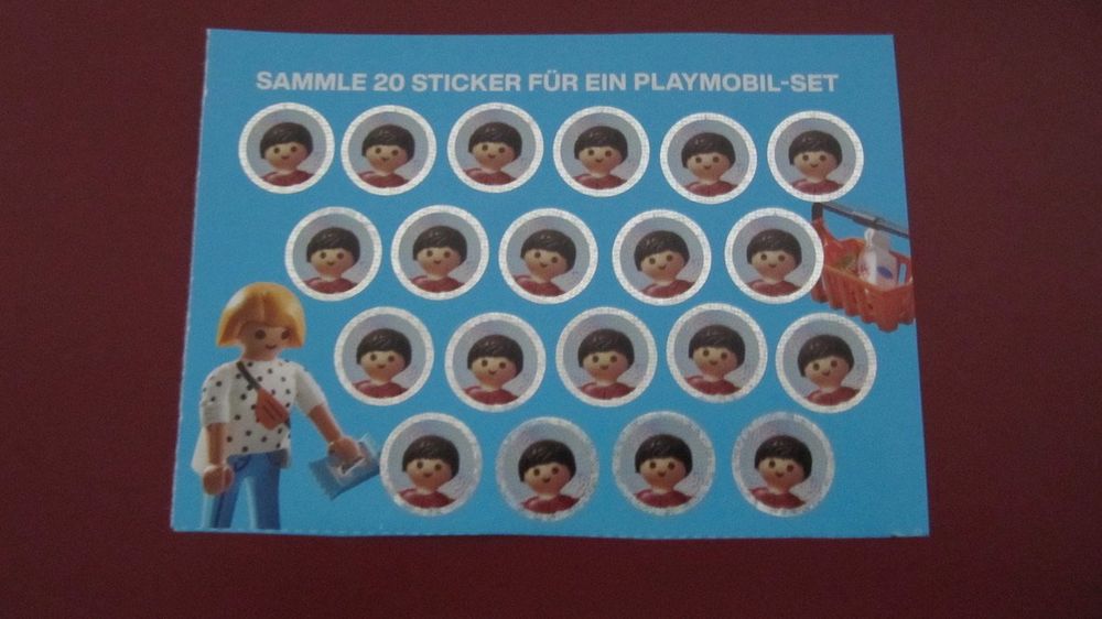 Migros Playmobil Mania ( 20 Sticker = 1 volle Karte ) (Neu (gemäss Beschreibung)) in Brunnen für ...
