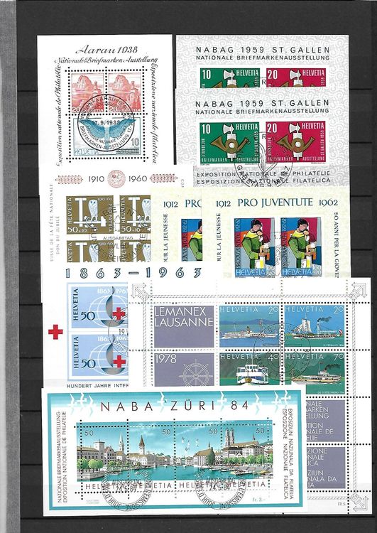 Block gest.Restlot 1938-1984 Kat: CHF 109.- | Kaufen auf Ricardo
