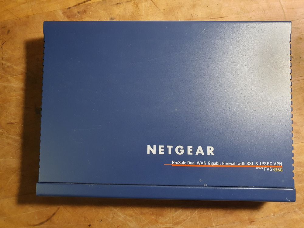 netgear pro safe dual wan gigabit firewall with ssl & ipsec (Gebraucht ...