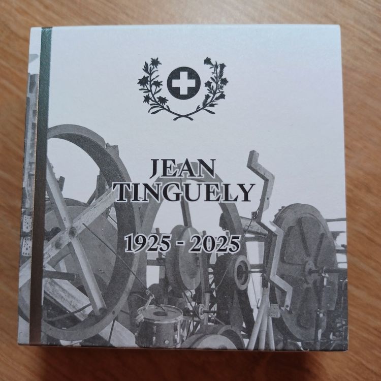 20 Franken Silber Gedenkmünze 2025 PP "Jean Tinguely" (Neu und ...