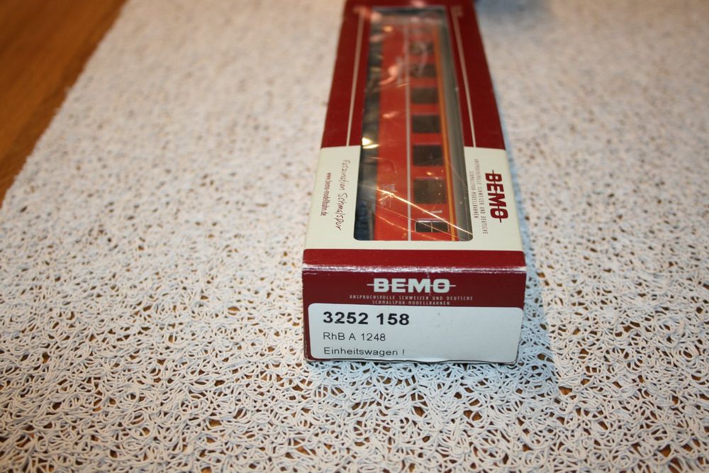 Bemo 3252 158 RhB A 1248 Einheitswagen EW I refit (Gebraucht) in für ...