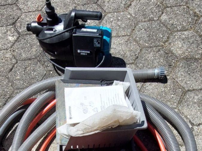 Teichschlammsauger-Set Gardena Typ 3000/4 (Gebraucht) in Kyburg-Buchegg ...