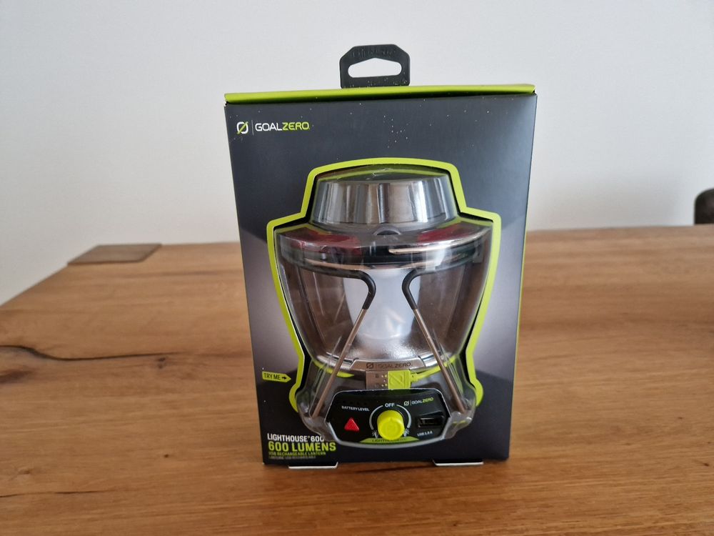 Camping Lampe Goal Zero Lighthouse 600 Survival Lampe (Neu und ...