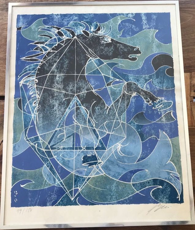 H. Erni - 4 Elemente - 4 Lithografien, numeriert mit 99/150 | Kaufen auf Ricardo