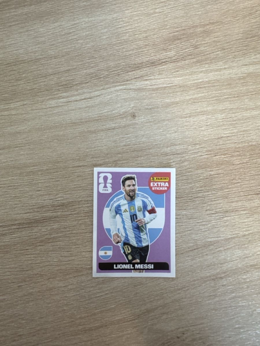 Lionel Messi Panini Extra Sticker FIFA WM 2026 - Selten! (Neu (gemäss ...