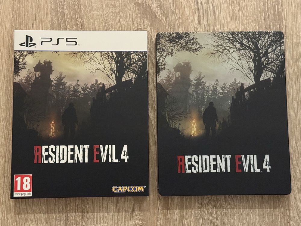 Resident Evil 4 Steelbook PS5 - MIT SPIEL - wie neu (Neu (gemäss Beschreibung)) in Stein am ...