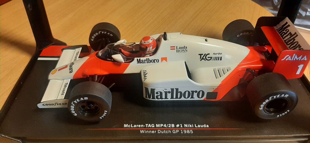 McLaren MP4/2B Niki Lauda F1 1985 mit Marlboro Decals 1:18 | Acheter ...
