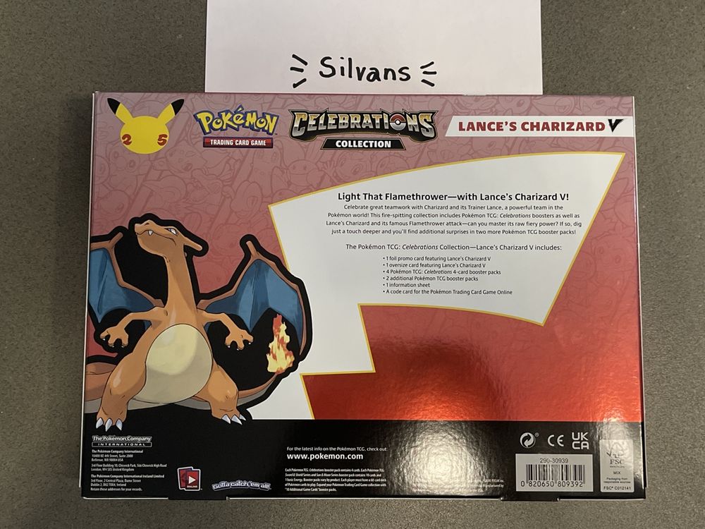 Pokemon Celebrations Lance‘s Charizard V Collection Englisch (Neu und ...