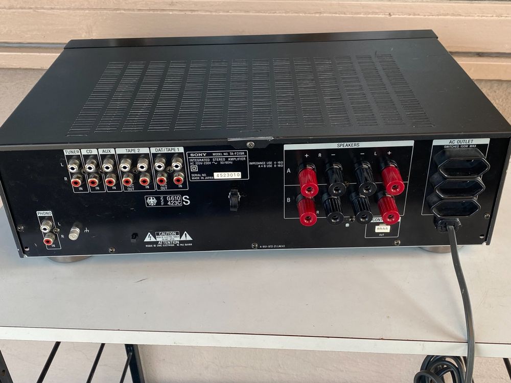 Sony Stereo Power Amplifier TA-F319R | Acheter sur Ricardo