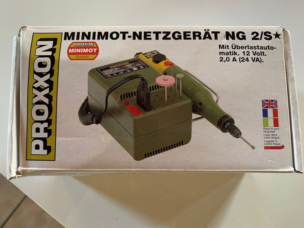 Proxxon minimot perceuse/ponceuse 40/E (Neu und originalverpackt) in ...