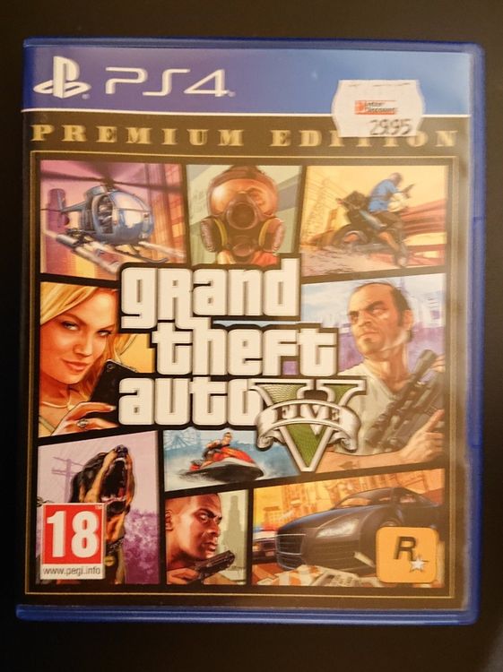 Playstation 4 PS4 - Grand Theft Auto 5 Five GTA DE komplett | Kaufen auf Ricardo