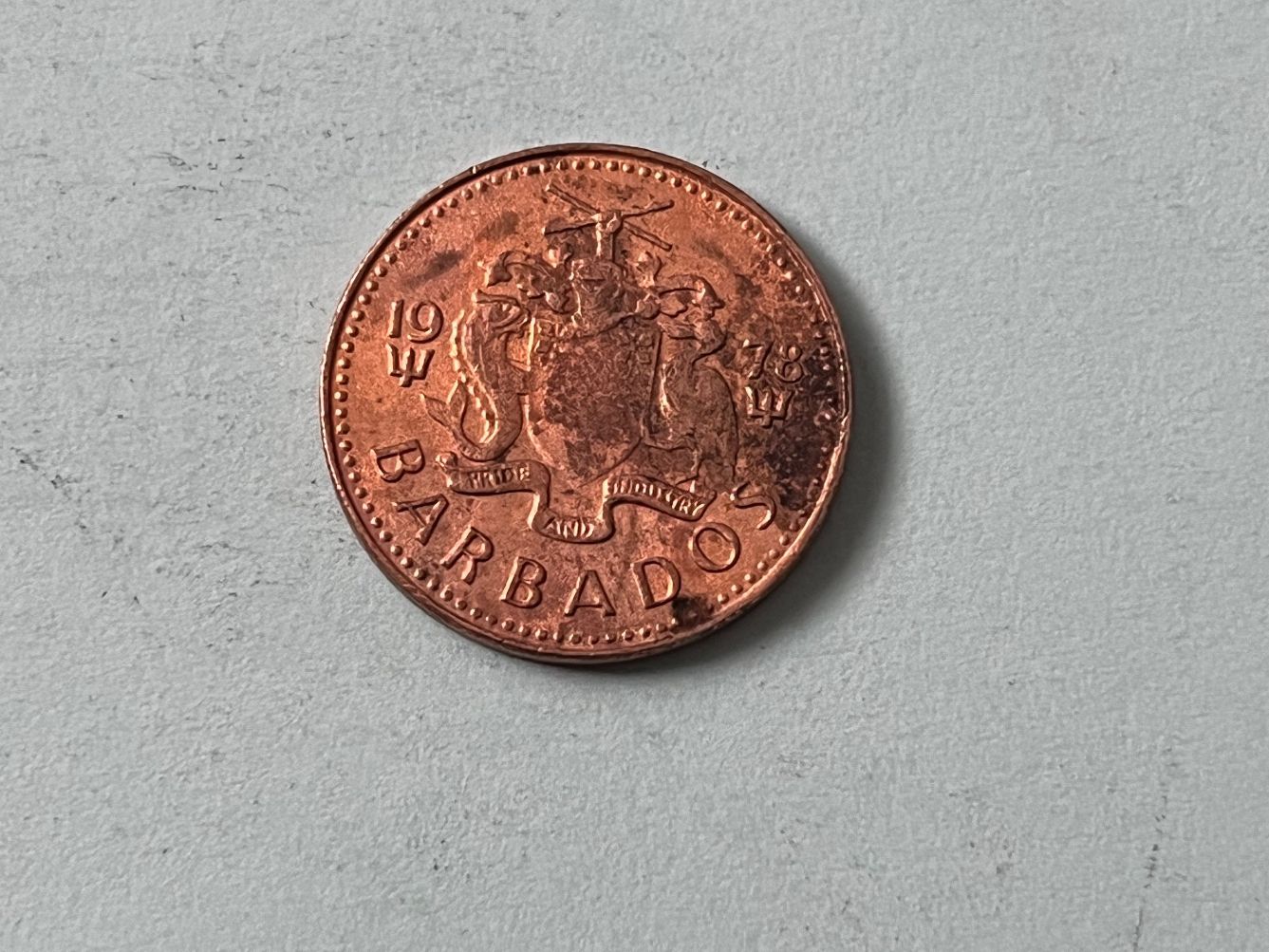 Barbados One Cent Münze (Gebraucht) in Neuenhof für CHF 1 – mit ...