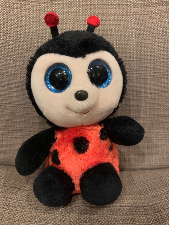 TY BEANIE BOO „Marienkäfer Izzy“ mit Glubschaugen (Gebraucht) in ...