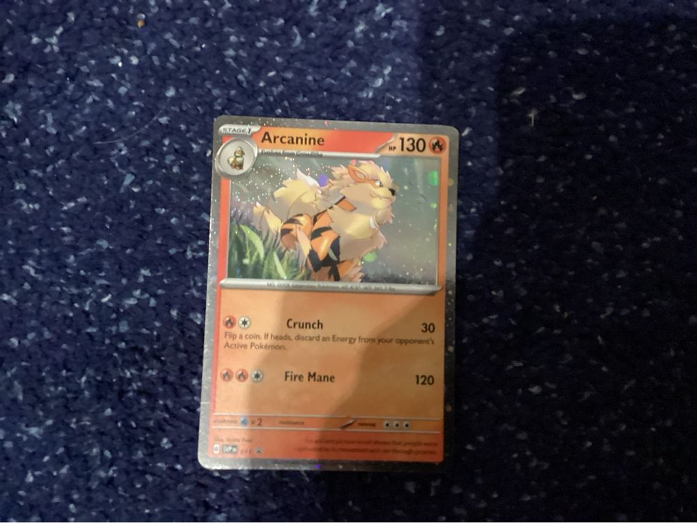 Arcanine Pokemon Card Holo Rare | Kaufen auf Ricardo