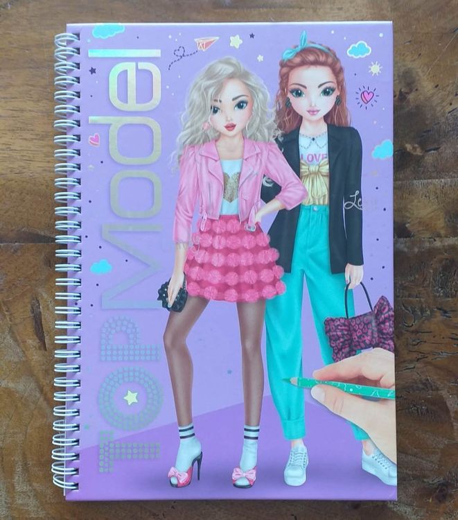 Top Model by Depesche Malbuch/Bastelbuch mit Stickern (Neu (gemäss ...