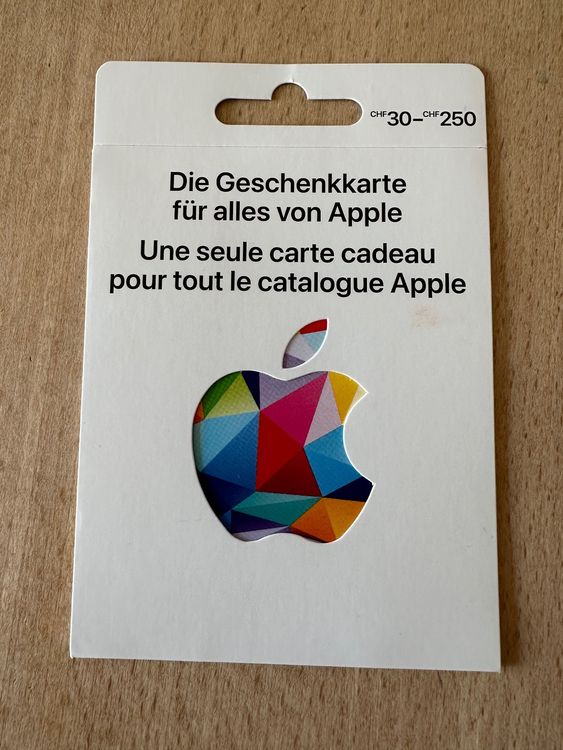 Apple Geschenkkarte Fr. 50.- | Kaufen auf Ricardo
