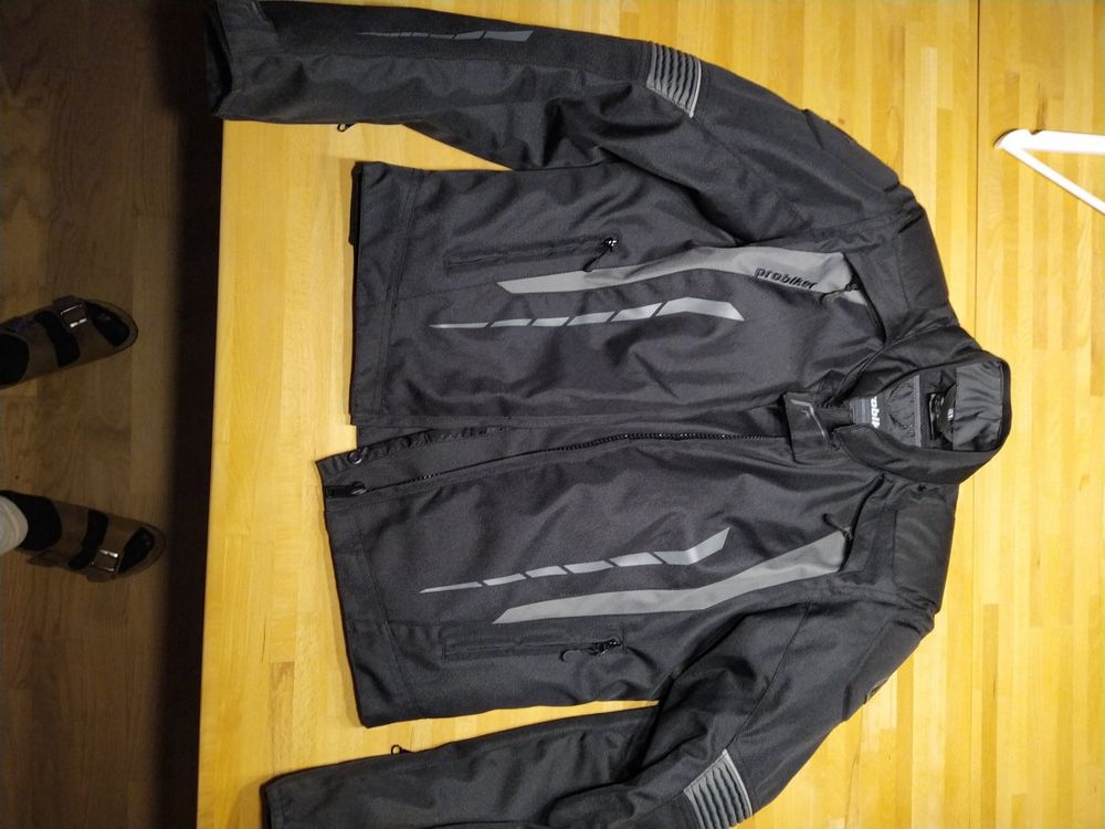 Motorradjacke Probiker Töffjacke schwarz (Neu (gemäss Beschreibung)) in ...