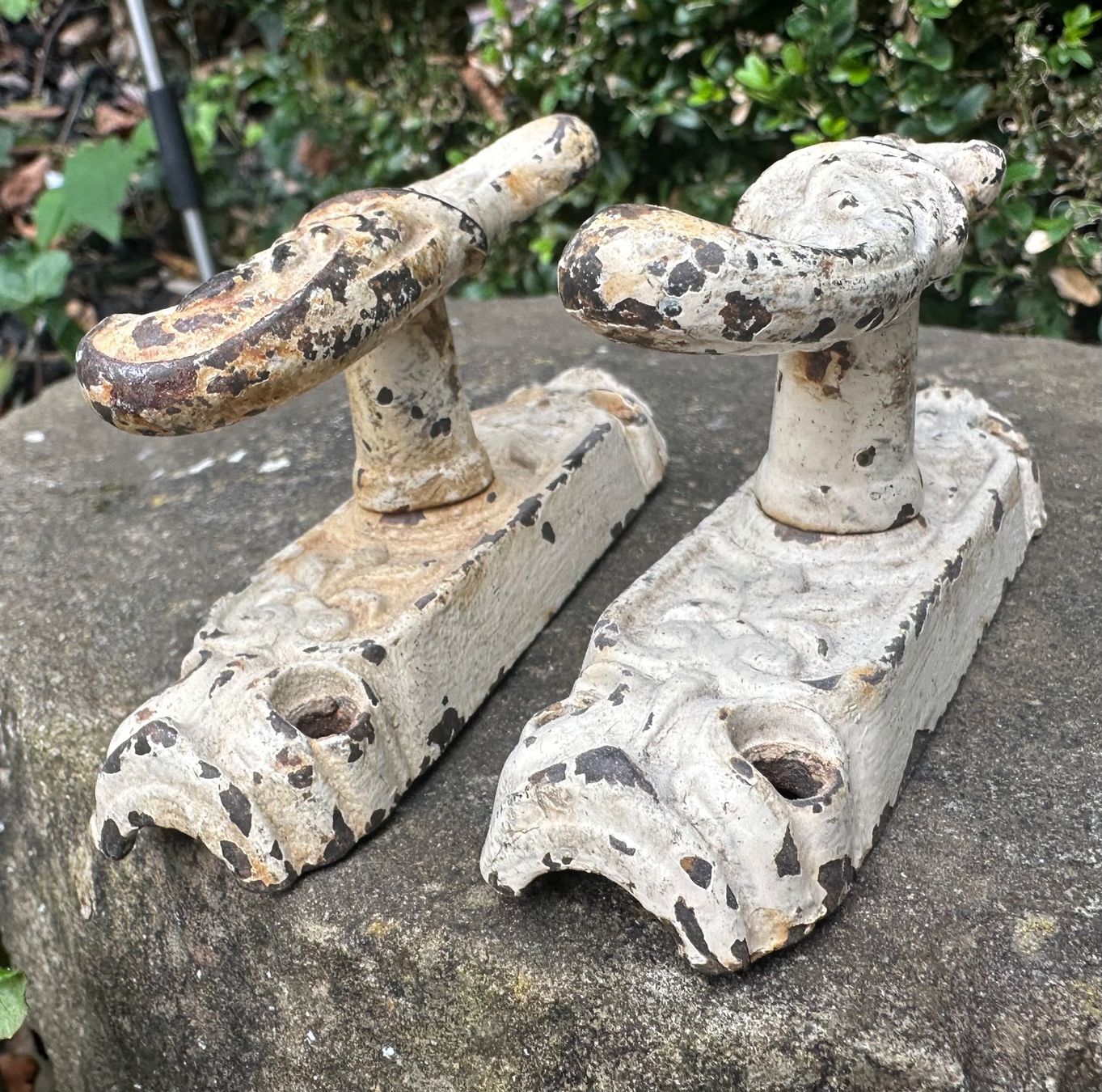 🟢 Poignées de porte anciennes Shabby chic Antike Türgriffe (D'occasion ...