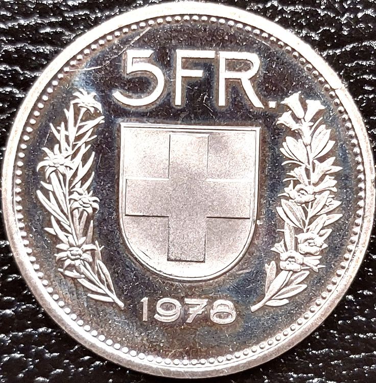 5 Franken 1978 stgl. (Neu (gemäss Beschreibung)) in Arch für CHF 12 – mit Lieferung auf Ricardo ...