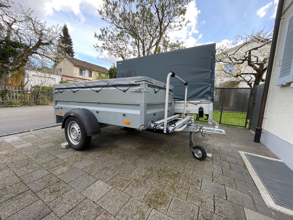 HUMBAUR PKW-Anhänger HA 750 UG mit Bordwandaufsatz Flachplan | Acheter ...