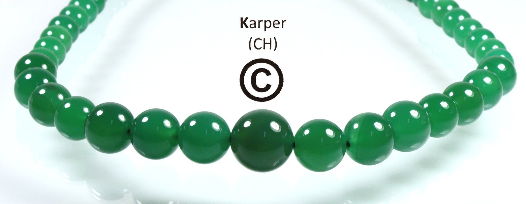 SmaragdGrüne Achat / Agate, verte émeraude, 6-14 mm, 40cm,11 (Neu und ...