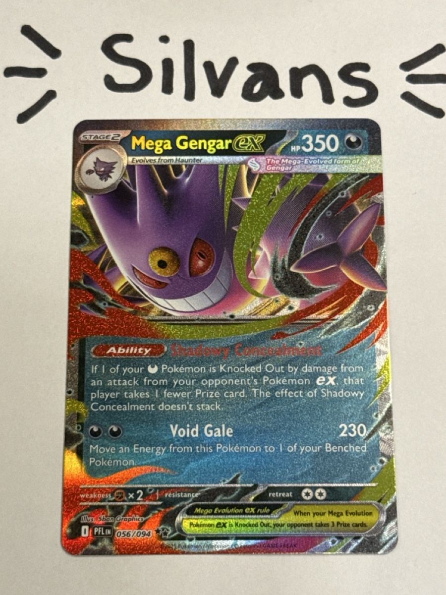 Mega Gengar ex PFL 056 Phantasmal Flames Englisch (Neu (gemäss ...