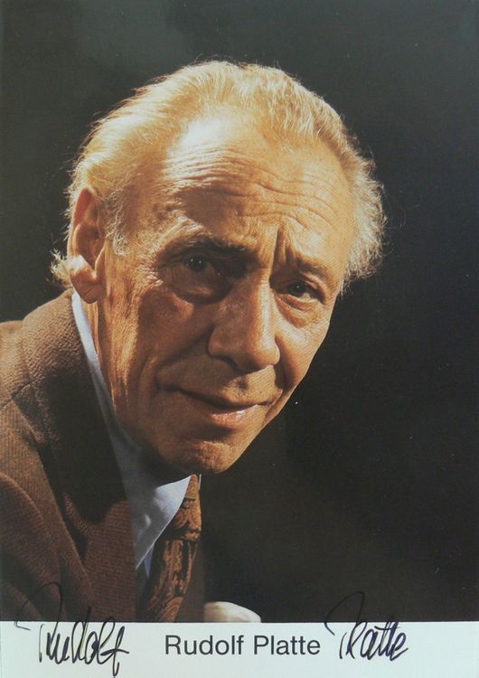 Rudolf Platte (1904-1984) Schauspieler - Autogramm | Kaufen auf Ricardo
