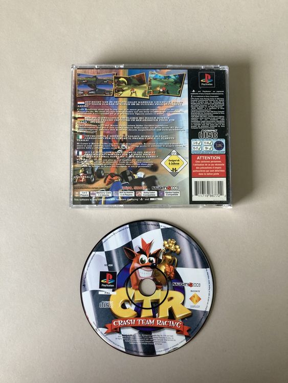 CTR Crash Team Racing Crash Bandicoot PS1 PlayStation (1) (Gebraucht ...