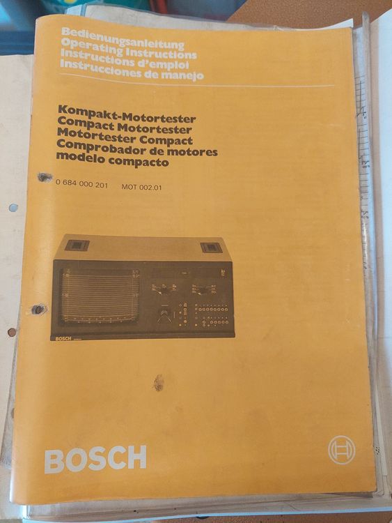 Bosch Motortester und Co Testgerät (Gebraucht) in Eglisau für CHF 250 ...