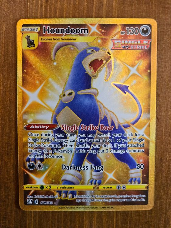 Pokémon Full Art Houndoom 179/163 Battle Styles | Kaufen auf Ricardo