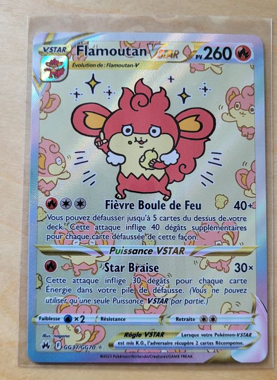 Flamoutan VStar GG37/GG70 Pokémon Zénith Suprême Carte FR | Kaufen auf ...