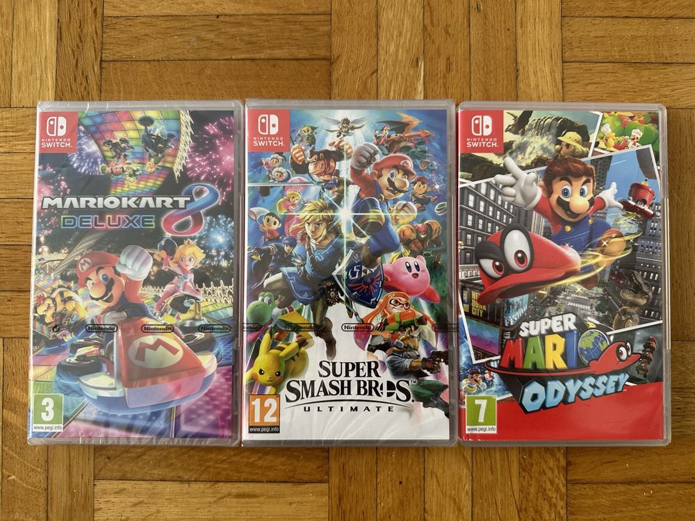 Mario Switch Spiele *MARIOKART* * SUPER SMASH BROS* *ODYSSEY | Kaufen ...