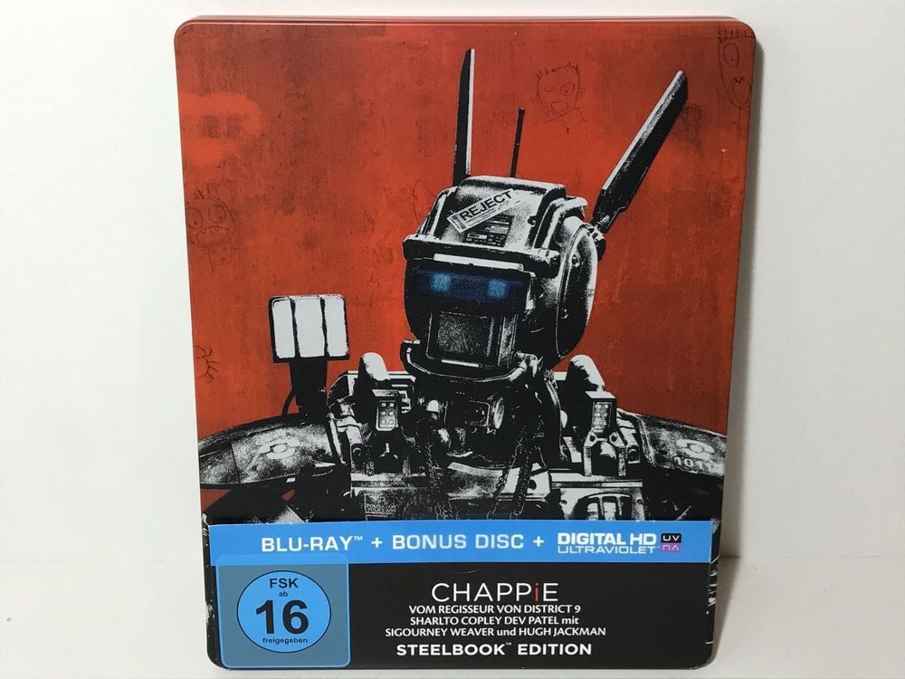 Chappie Blu Ray Steelbook (Gebraucht) in Wilderswil für CHF 8.9 – mit ...