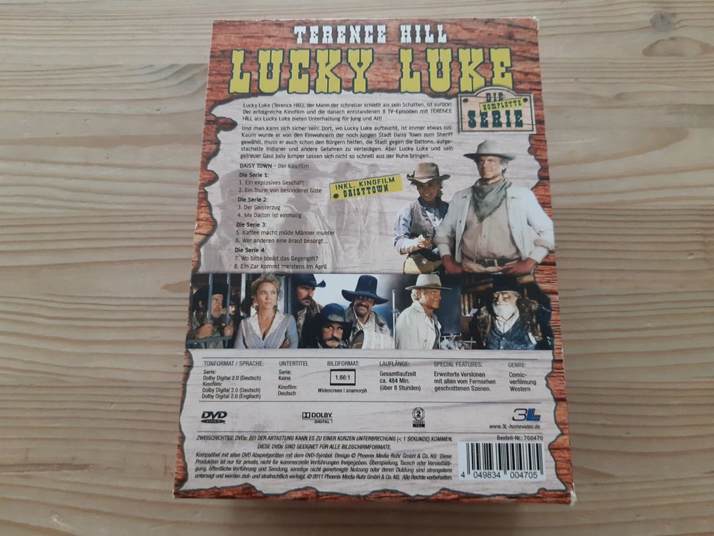 Lucky Luke Die Komplette Serie 5 DVD Collection Terence Hill | Kaufen ...