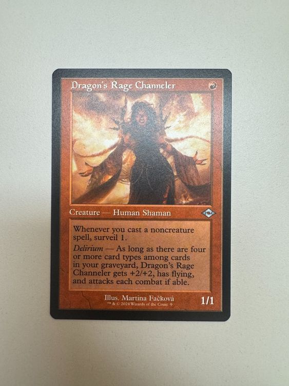 Retro Frame Dragon's Rage Channeler Modern Horizons 2 NM (Neu (gemäss ...